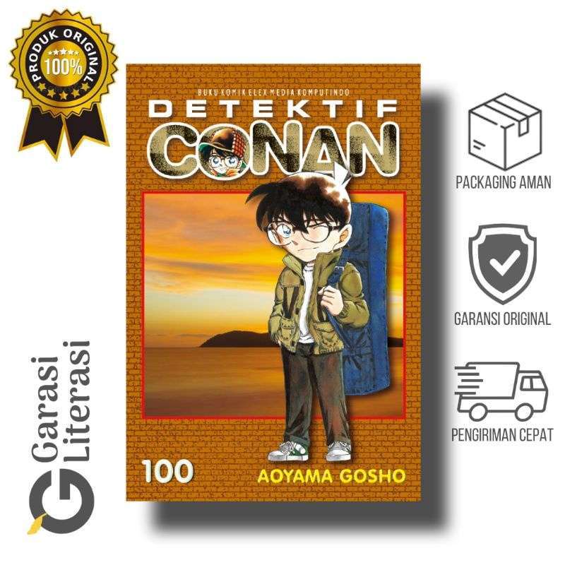 Promo Komik Detektif Conan 100 (ORIGINAL) Diskon 13% di Seller Garasi ...