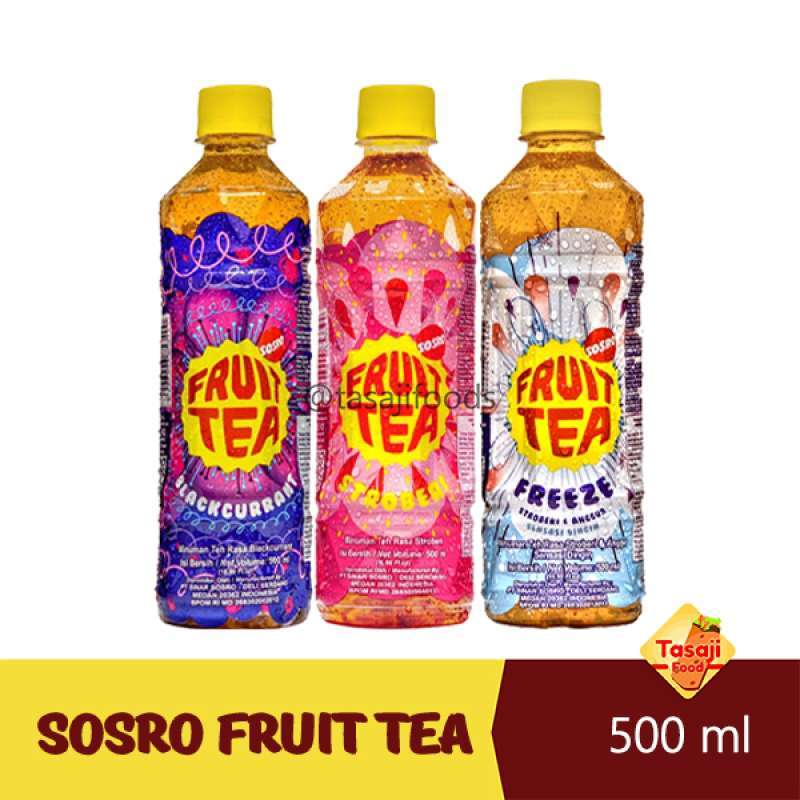 Jual Sosro Fruit Tea PET 500 Ml Botol - Blackcurrant di Seller Tasaji Food - Mustika Jaya, Kota ...