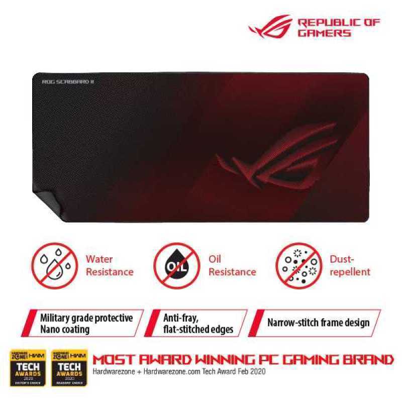 Jual ASUS ROG Scabbard II Extended Gaming Mouse Pad di Seller ASUS ...