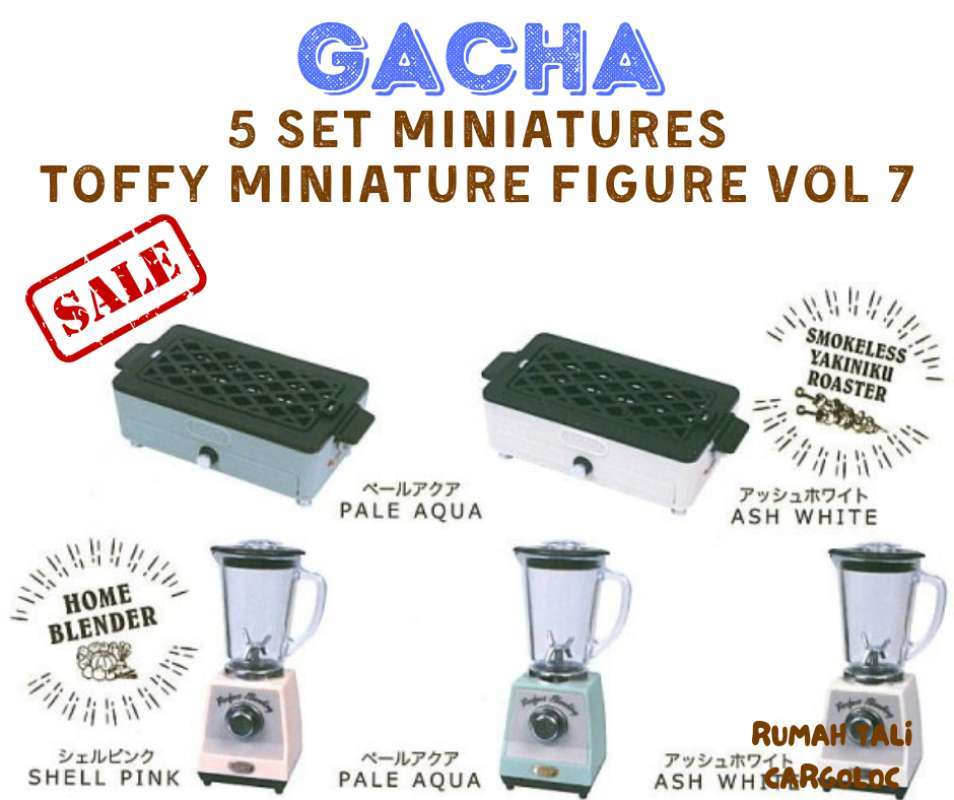 Jual Mainan Miniatur GACHA SET 5 MINI TOFFY FIGURE Vol 7 (JAPAN) di Seller Main Disini - Maleber ...