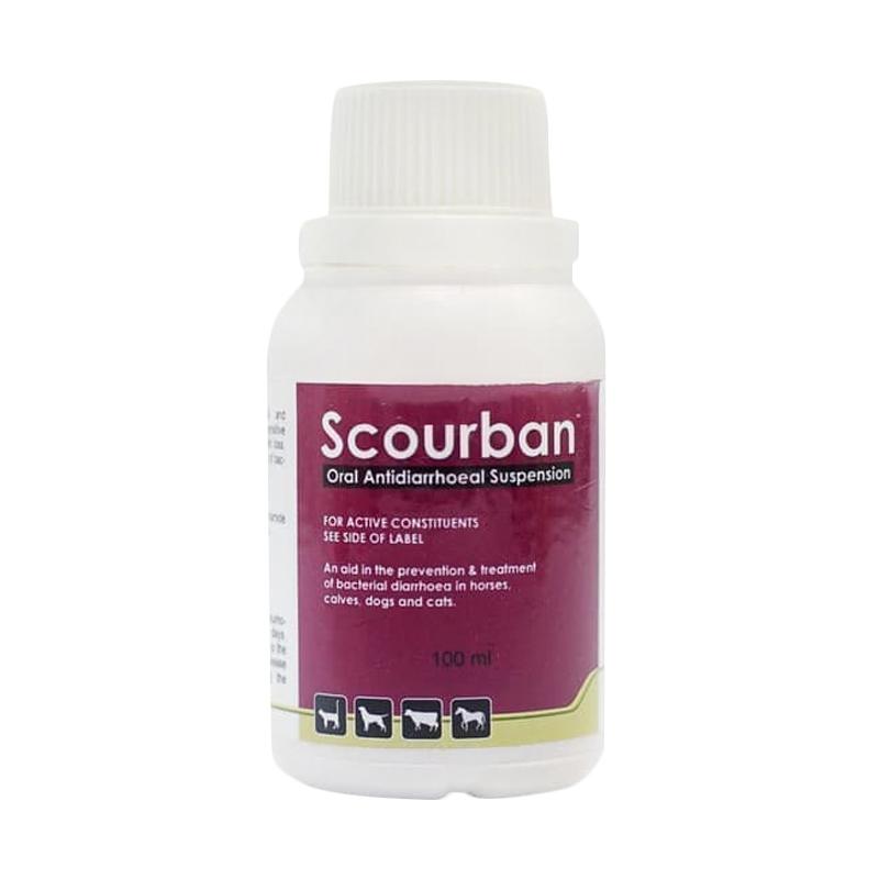 Jual Bayer Scourban Oral Suspension Anti Diare Hewan [100 Ml] Di Seller ...