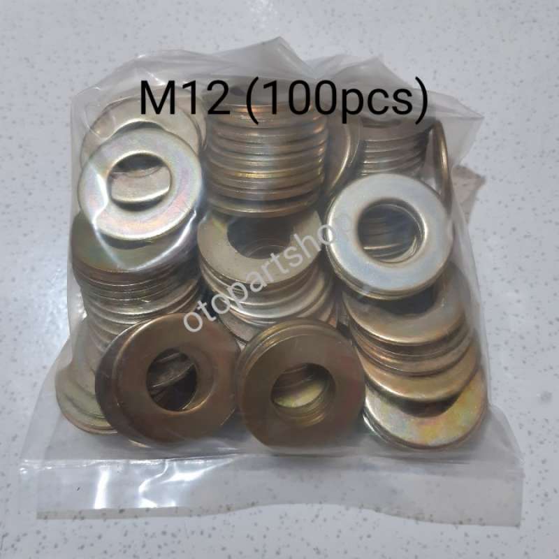 Jual Ring M12 Ring Plat M12 Harga Per 100 Pcs di Seller METALIC ...