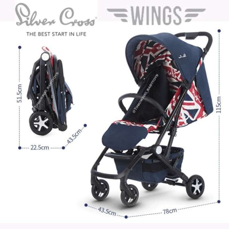 Promo Silver Cross Wings Cabin Stroller Silvercross Diskon 10% Di ...