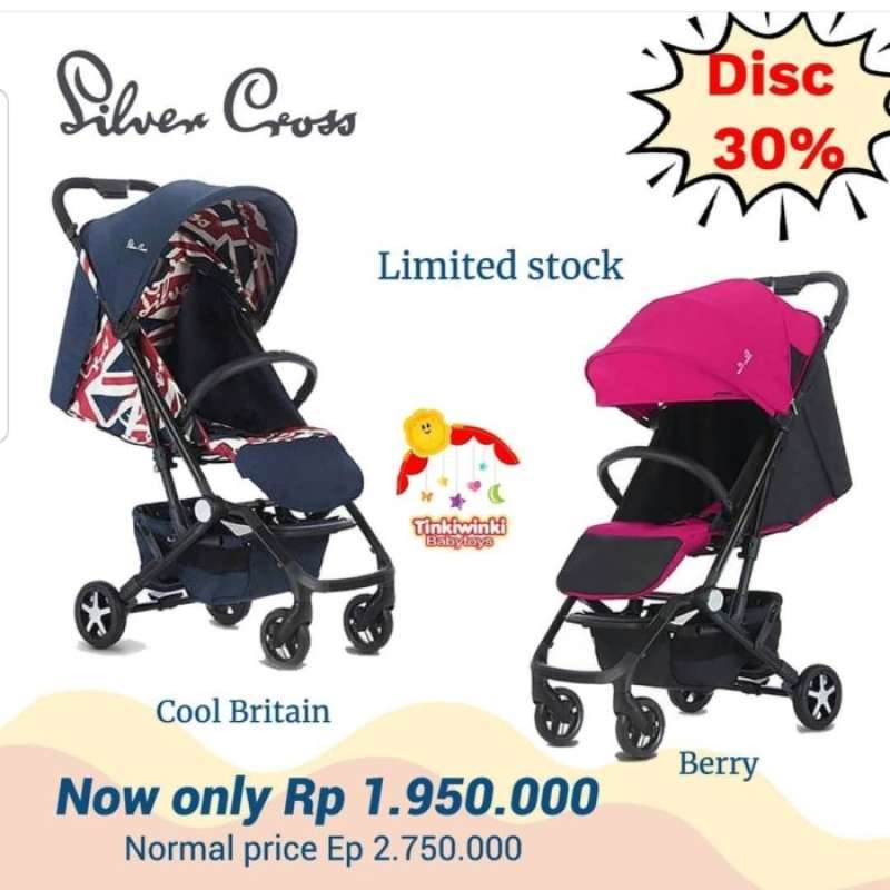 Promo Silver Cross Wings Cabin Stroller Silvercross Diskon 10% di ...