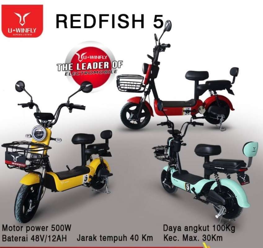 Jual Sepeda Motor Listrik Uwinfly Rf5 Redfish 5 By Uwinfly Electric ...