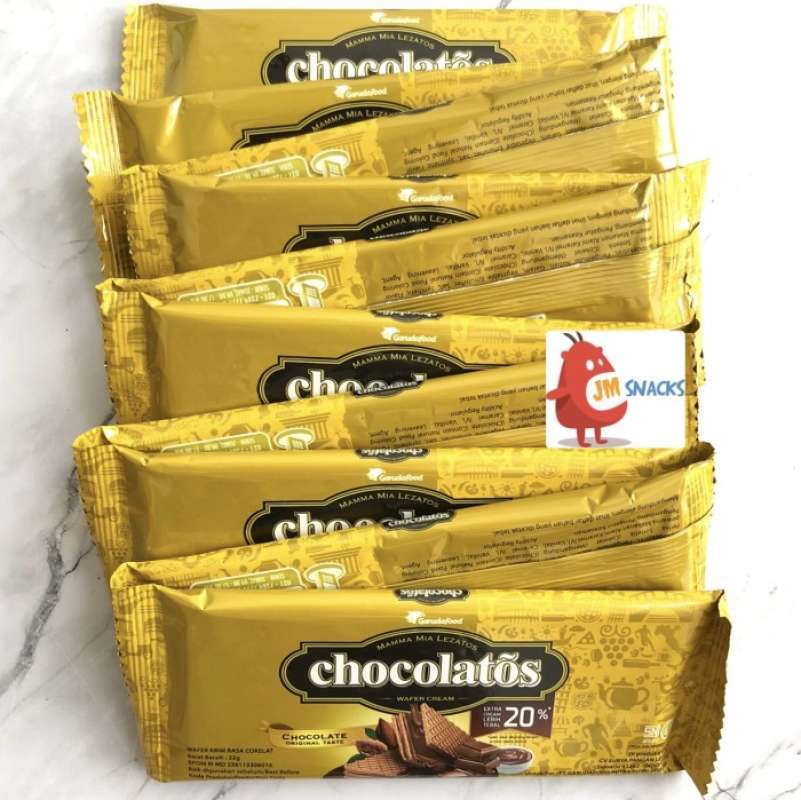 Jual Chocolatos Wafer Cream Original [26 G/ 10 Pcs/ Pack] Di Seller ...