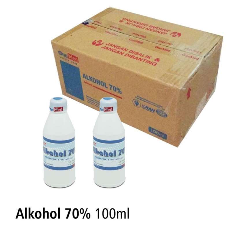 Jual Onemed Alkohol 100ml 70% Box/karton isi 24pcs di Seller Pagon Jaya ...