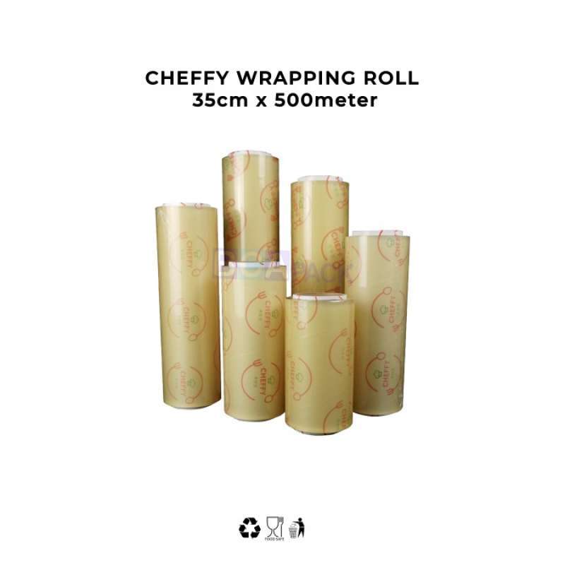 Jual Cheffy Wrapping Roll 35 Cm X 500 Meter Plastik Kemasan Makanan di ...