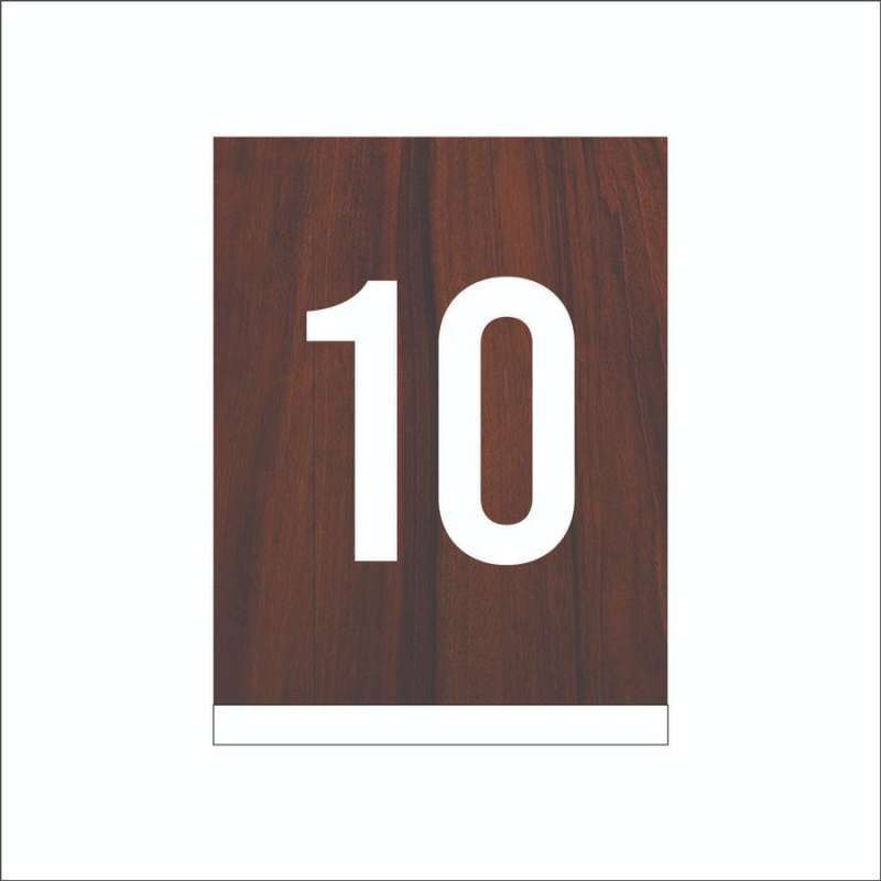 Jual Nomor Meja Makan - Nomor Meja Cafe - Sign Angka Meja di Seller ...