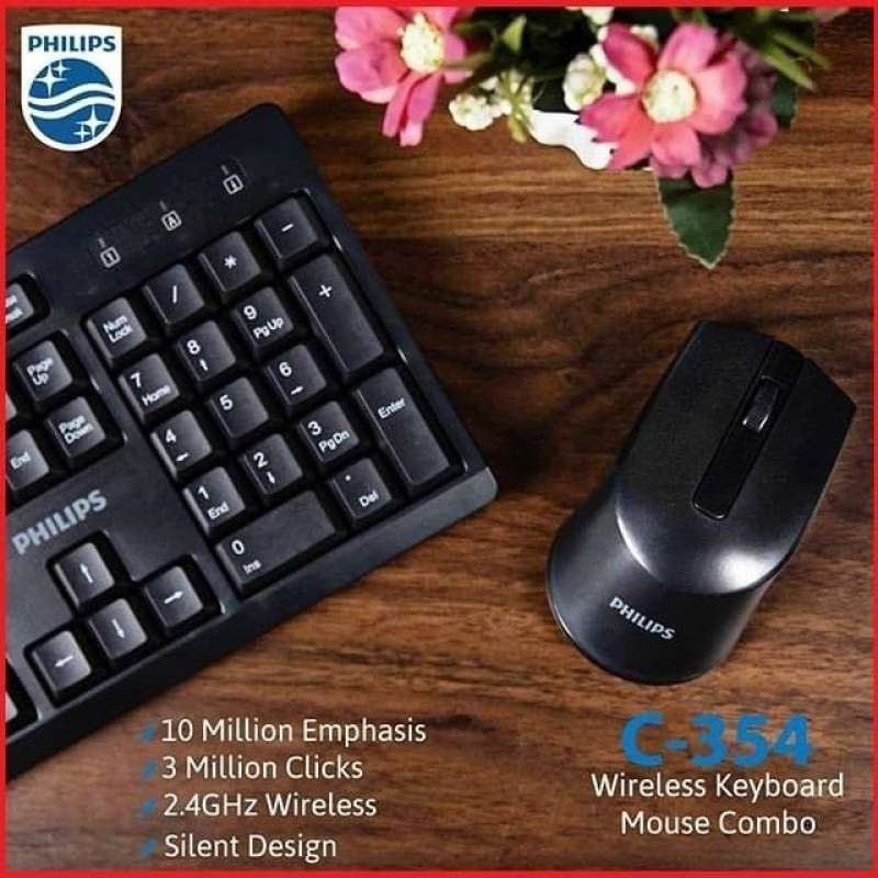 Jual PHILIPS C354 Keyboard Mouse Wireless Combo di Seller GENTASTORE ...