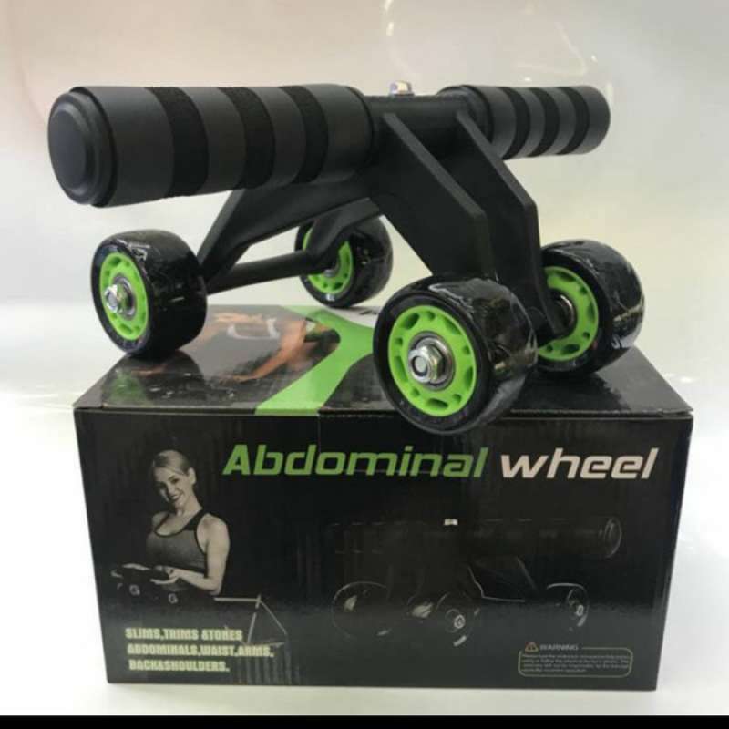 Promo Roller Fitness Power Wheel Six Pack/ Abdominal Wheel Diskon 12% ...