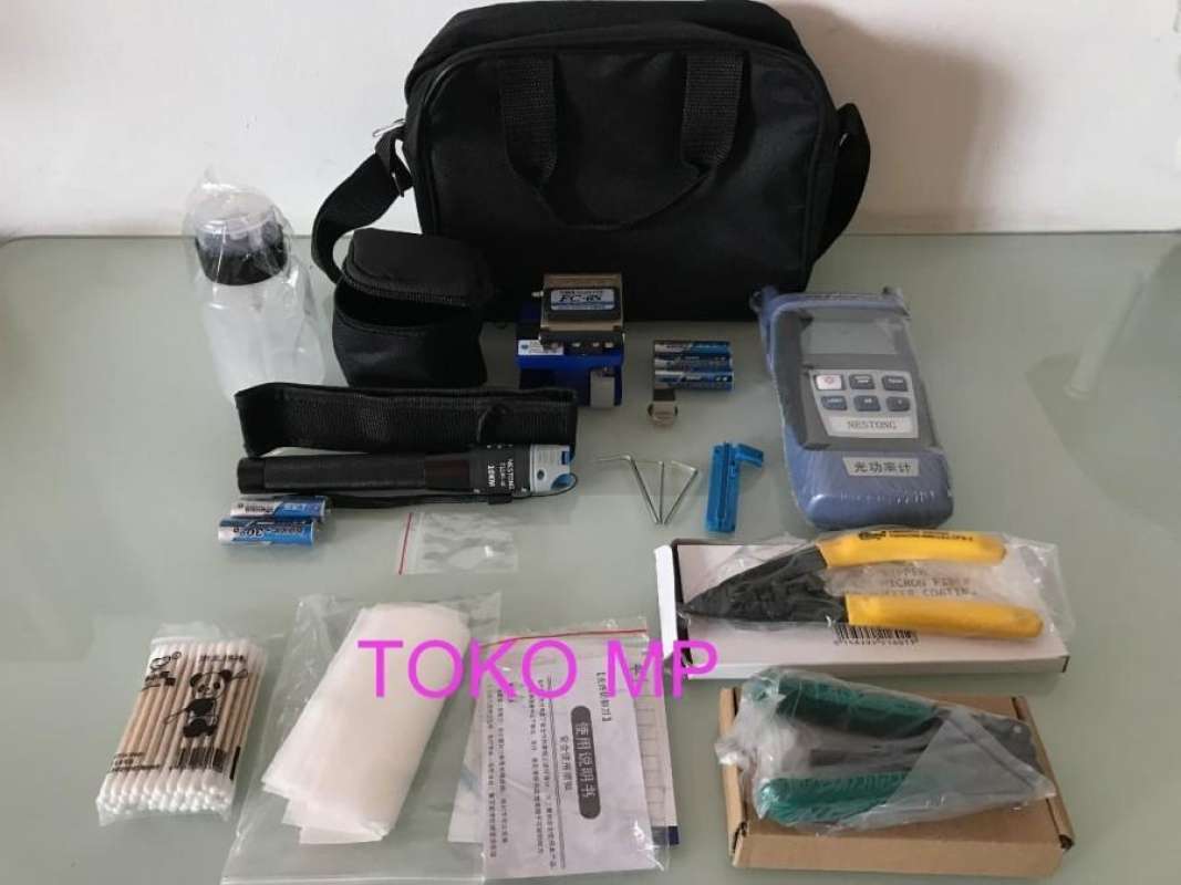 Jual Catv Fiber Optic/optik Ftth Tool Kit With Fc-6s, Opm, Visual Fault ...