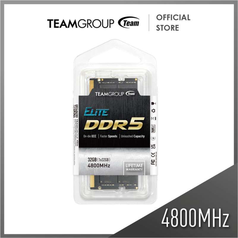 Promo Teamgroup Memory Notebook Elite DDR5 32GB PC 4800Mhz Diskon 53% ...