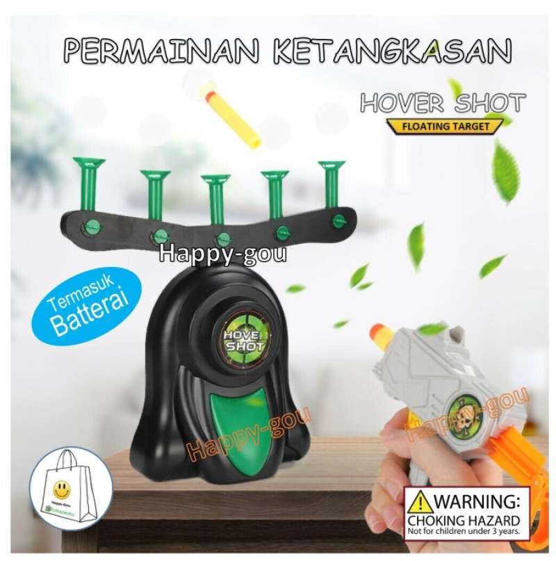 Jual Mainan Tembakan Pistol Ketangkasan Edukasi anak NERF air Hover Shot di Seller Louellaa Shop ...