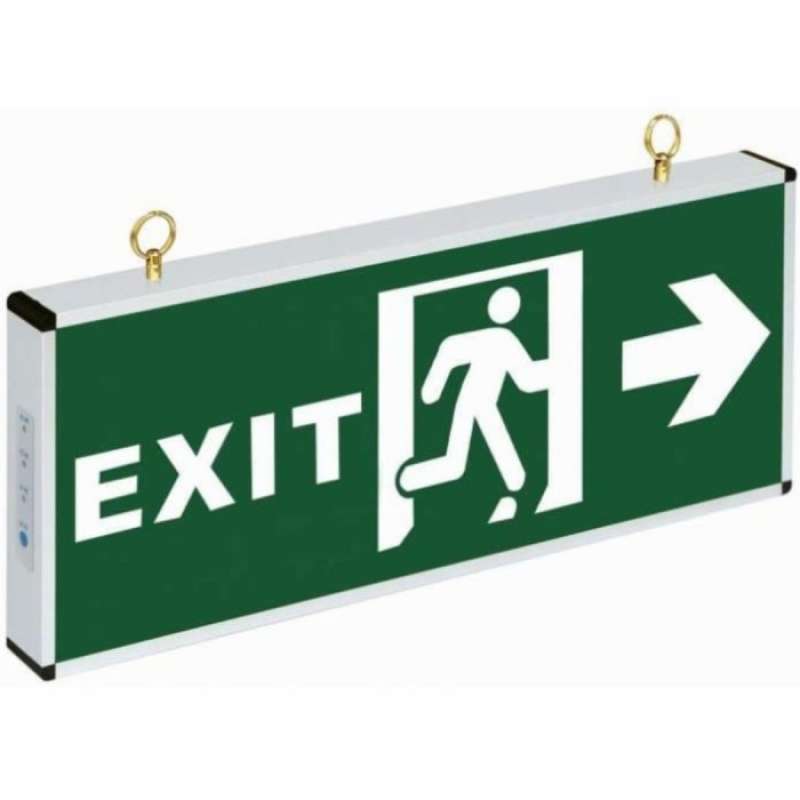 Jual EMERGENCY SIGN EXIT LAMP RAMBU TANDA K3 MATI LAMPU TETAP NYALA ...