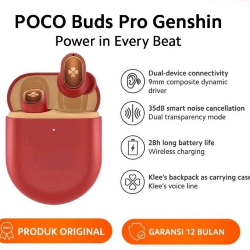 Jual Poco Buds Pro Klee Genshin Impact spesial edition TWS True ...