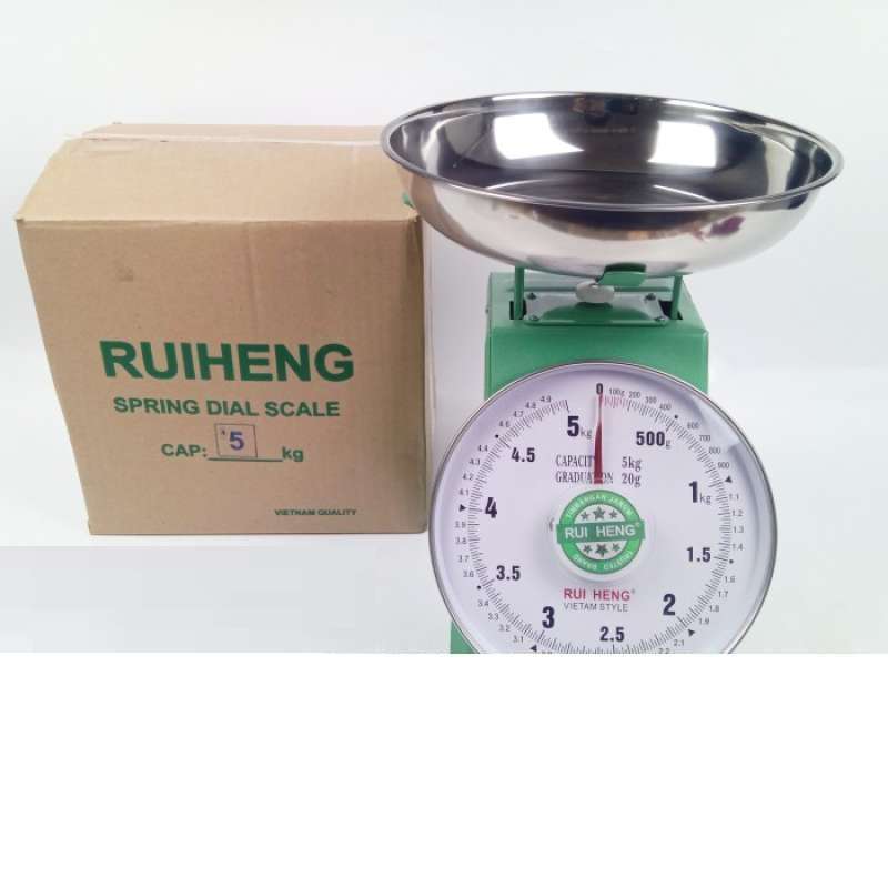 Jual Timbangan Jarum Manual Ruiheng Timbangan Pasar Ayam Daging 5Kg di ...