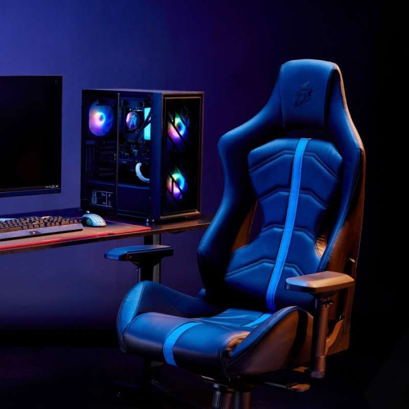 Jual 1Stplayer Xi Black Blue Gaming Chair Premium di Seller GENTASTORE ...