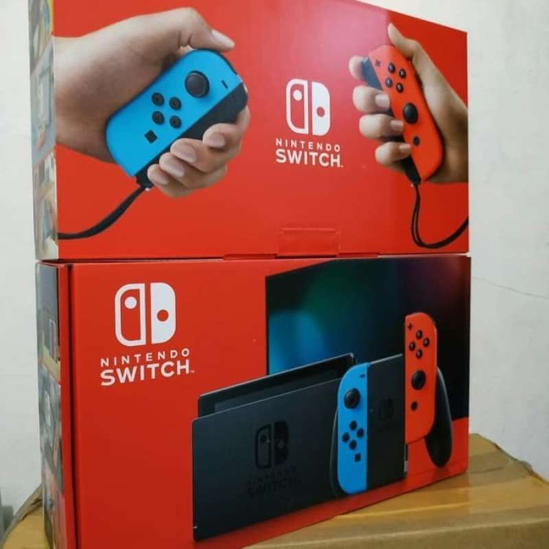 Jual NINTENDO SWITCH (NEON BLUE / NEON RED) di Seller Liberty Game ...