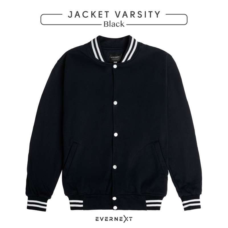 Promo Evernext - Jaket Varsity Wanita Jaket Cewek Baseball Jaket Fleece ...