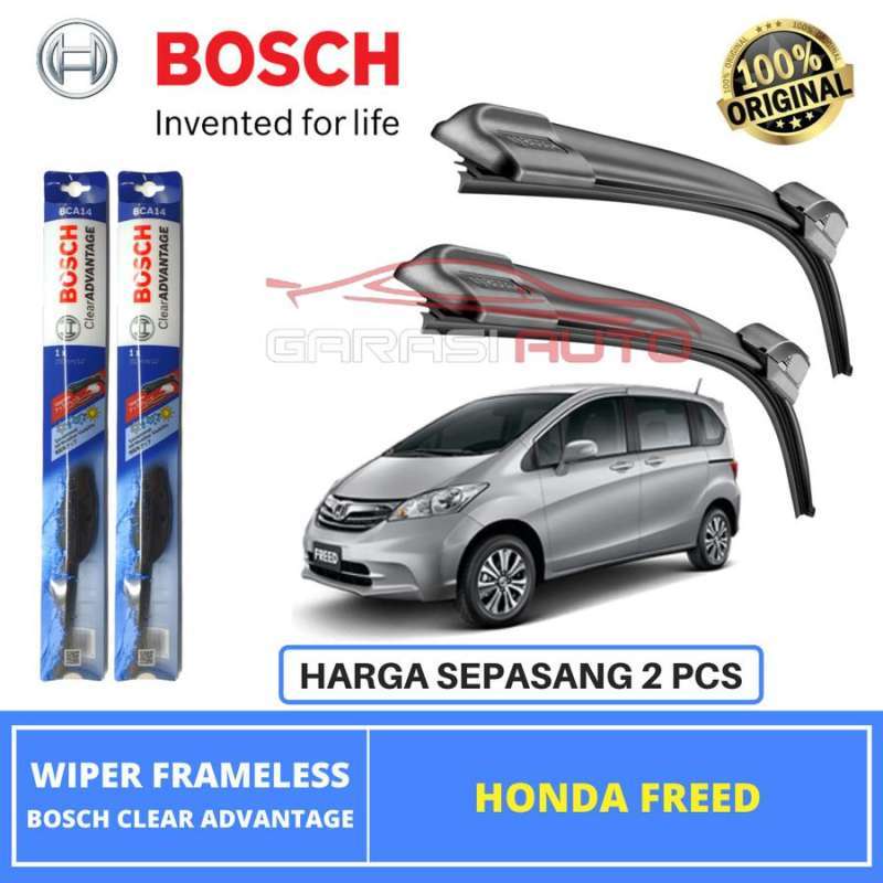 Jual Wiper Kaca Honda Freed Original Bosch Clear Advantage Karet Frameless di Seller GARASI AUTO ...