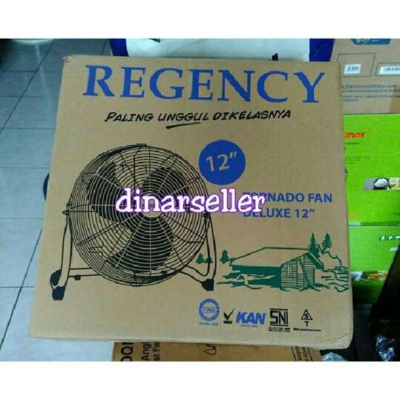 Jual REGENCY TORNADO KIPAS ANGIN MEJA LANTAI NIKEL DELUXE 12 INCH ZDLX ...