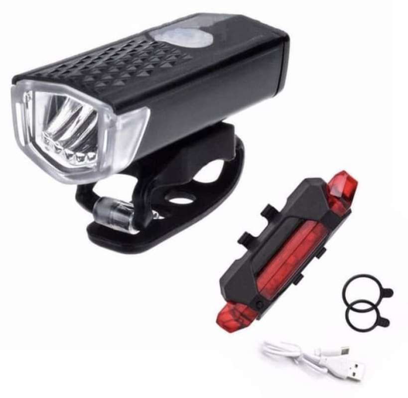 Promo Paket Lampu Sepeda 3 In 1 / Lampu Sepeda Led / Lampu Sepeda ...