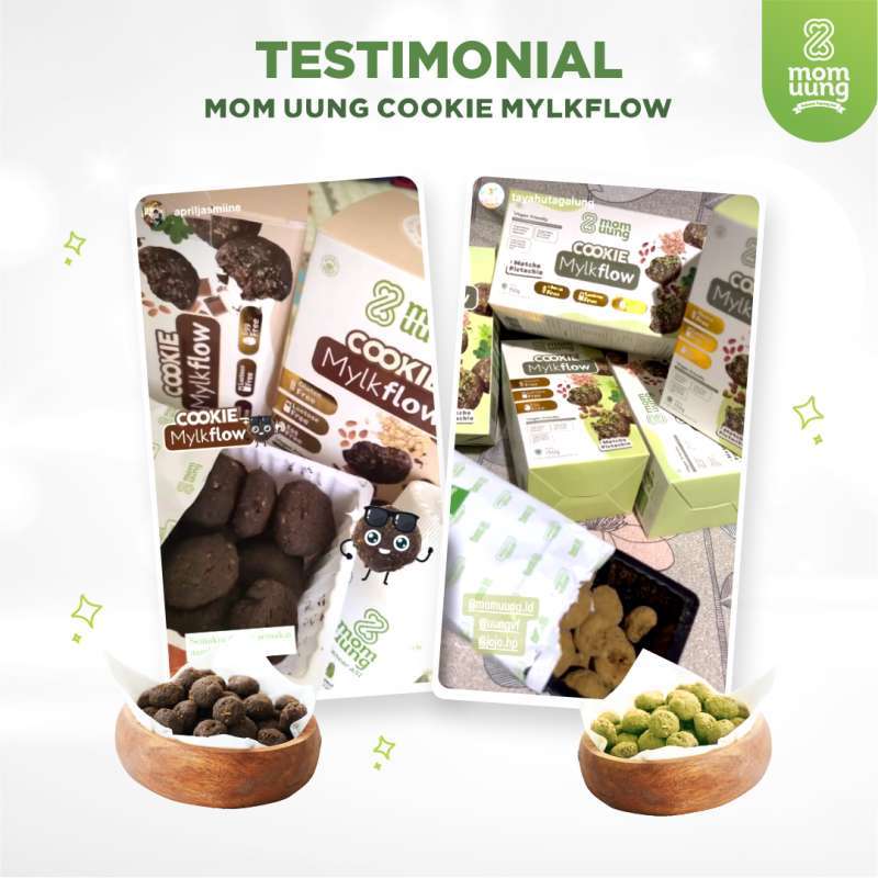 Jual Mom Uung Cookie Mylkflow 150 Gr Classic Choco Cookies Coklat Vegan ...