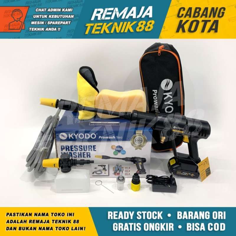 Promo Kyodo Prowash Neo Mesin Steam Jet Cleaner Portable Dc Cordless ...