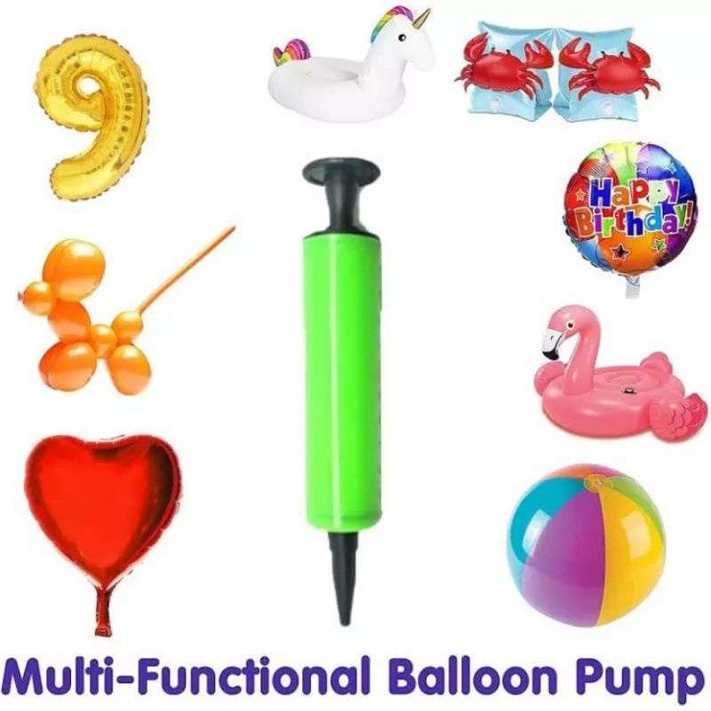 Jual Pompa Balon Tangan Manual Alat Pompa Tiup Angin Balloon Bola ...