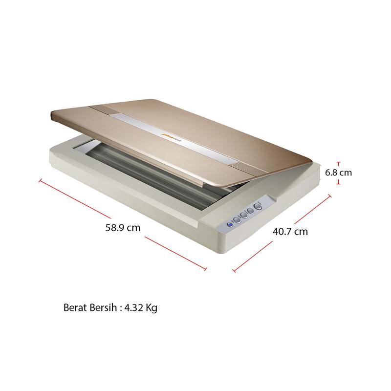 Jual Plustek Opticslim 1680-a3 Flatbed Scanner [3 Detik/ Lembar] Di ...