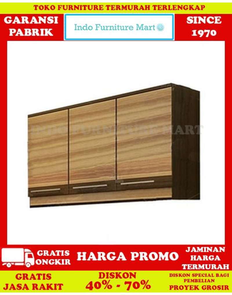 Jual Kitchen Set Minimalis Lemari Dapur Set Sudut Atas Sucitra Kca 803 ...