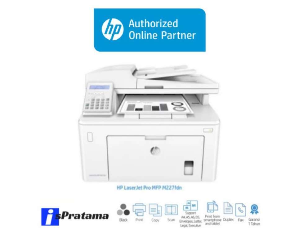 Promo Printer Hp Laserjet Pro 200 M227Fdn Garansi Resmi 1 Tahun Diskon ...