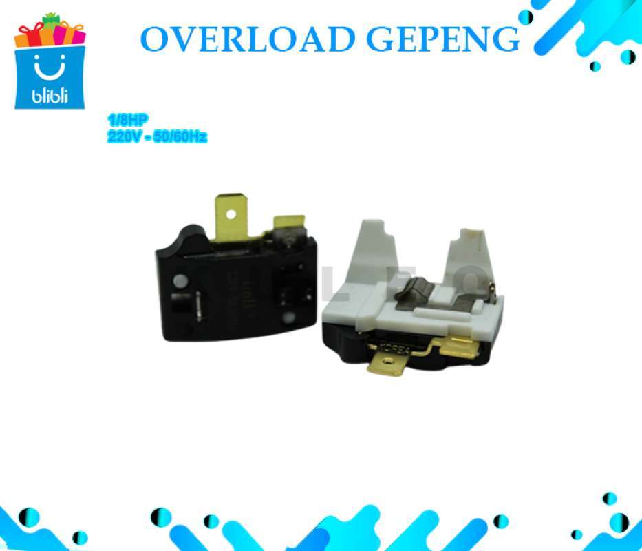Jual Overload Kulkas Gepeng - Overload Bulat 1/8HP - overload 1/8pk di ...