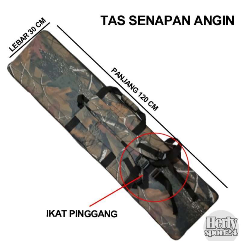 Jual TAS SENAPAN ANGIN KOTAK MOTIF CAMO SAKU POMPA PANJANG 120CM di ...