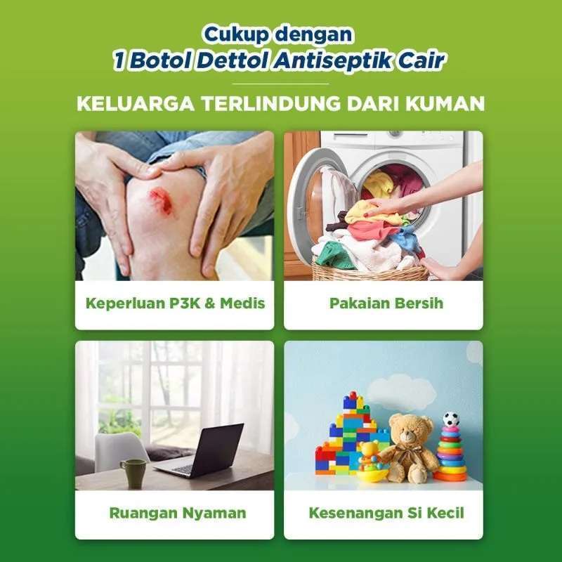 Jual Dettol Antiseptik Cair / Dettol Liquid 750 Ml Di Seller Basyirah ...