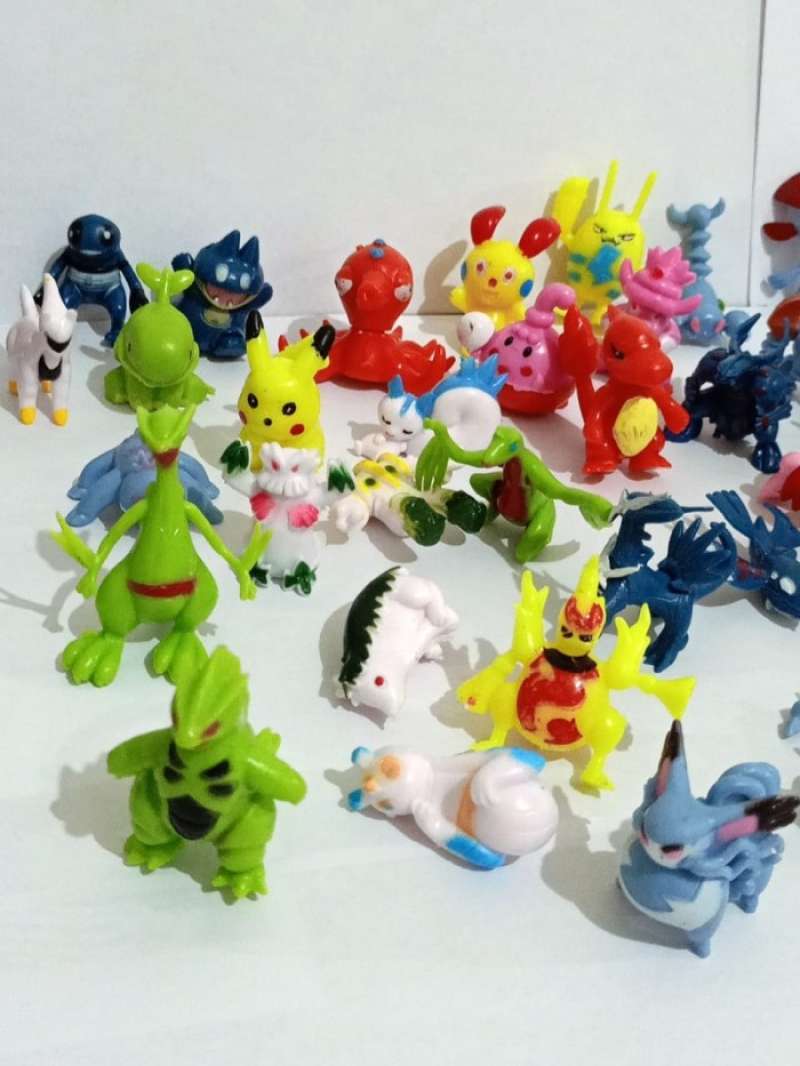 Jual POKEMON TOY SET MINI ACTION FIGURES POKEMON GO MONSTER 37PCS di ...