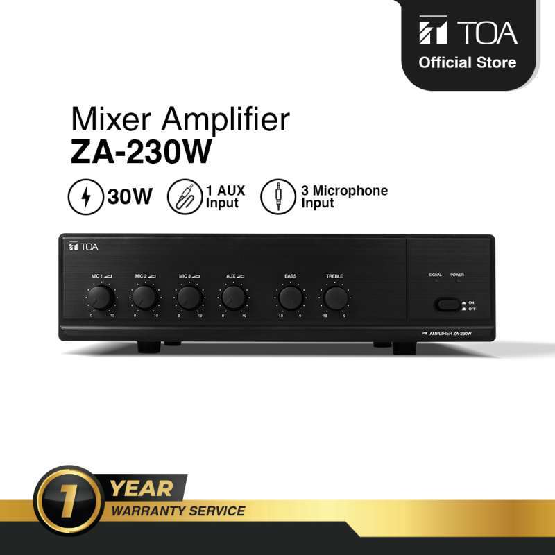 Jual Toa Za-230w Mixer Amplifier 30 W Di Seller Toa Indonesia Official ...