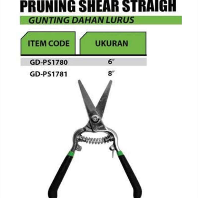 Jual Gunting Dahan 6 Inch Tekiro Gunting Dahan Lurus 6 Inch Di Seller ...