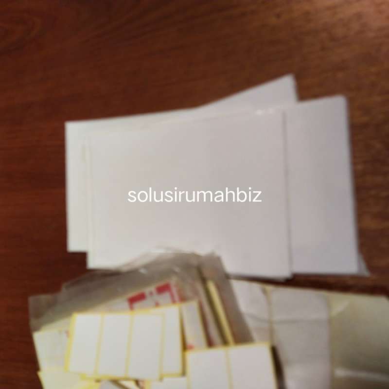 Promo Label Stiker Putih Per 100gram Random Acak Per 100g Kosongan ...