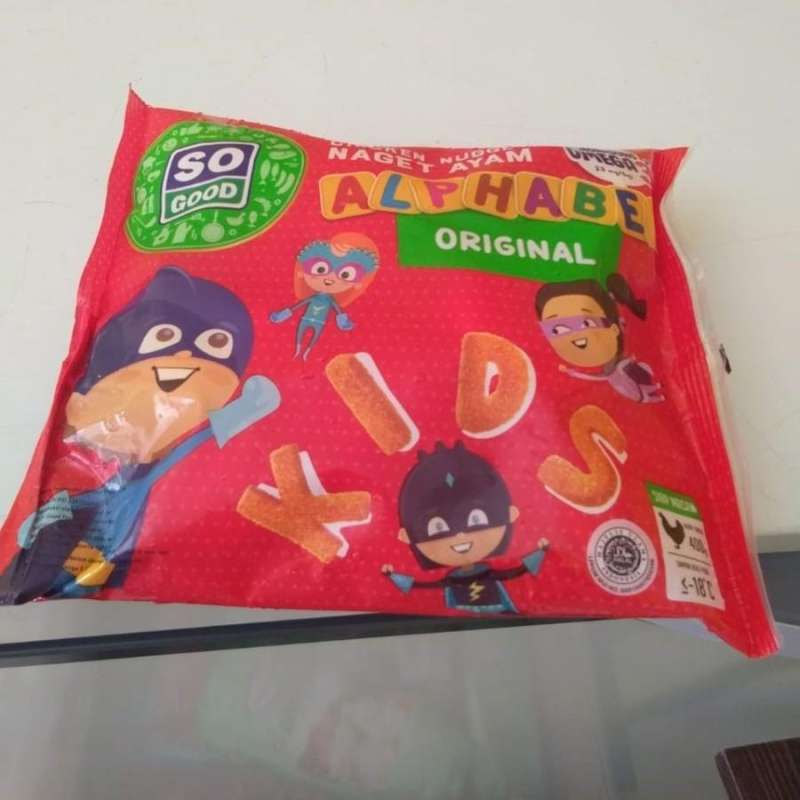 Jual SO GOOD Chicken Nugget (Naget Ayam) Alphabet 400 gr di Seller DIVA DURIAN FROOZEN FOOD ...