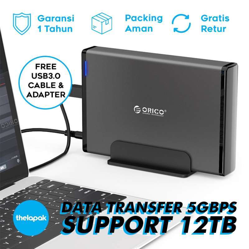 Promo Casing Hardisk External Orico 7688u3 3.5” Sata Usb 3.0 Case Hdd ...