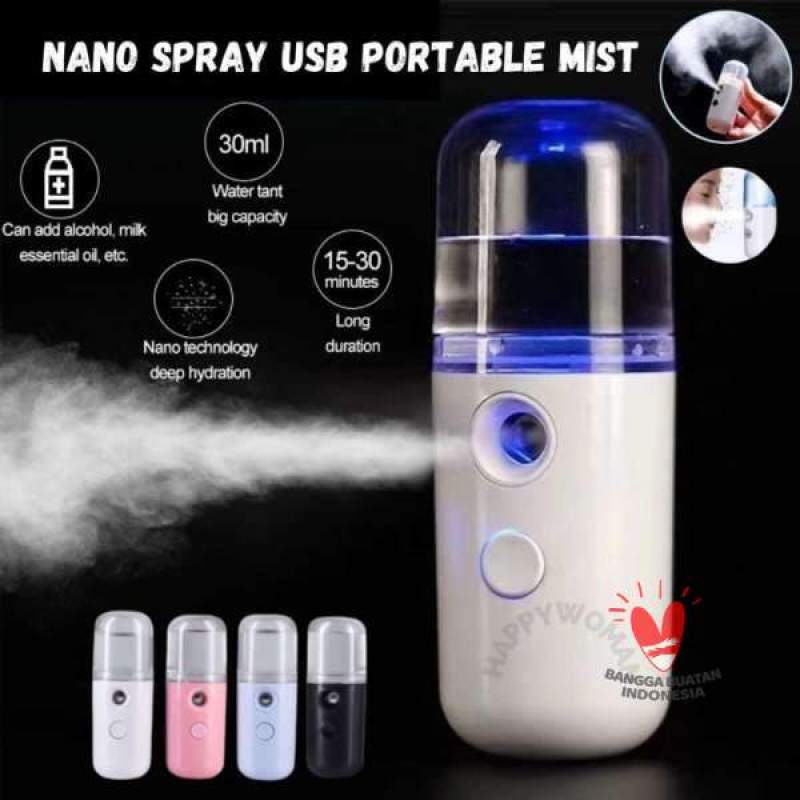 Promo Setting Nano Spray Pelembab Wajah Muka Semprotan Glowing Make Up ...