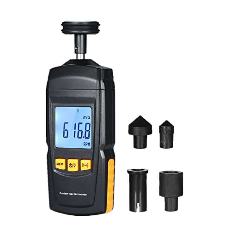 Promo Digital Tachometer, Geevorks Contact Tachometer 0.5～19999RPM ...