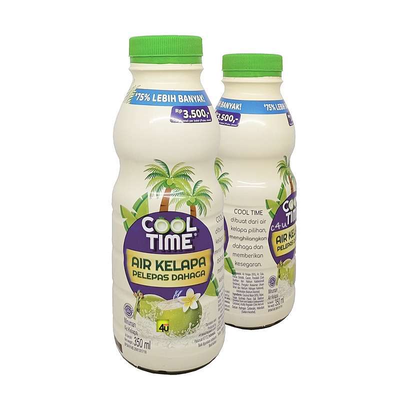 Promo Cool Time - Air Kelapa - 350ml Diskon 11% di Seller cemilan4u ...