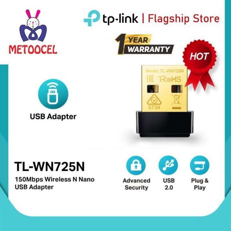 Promo TP-LINK TL-WN725N Nano USB Wireless Adapter 150Mbps Wifi Receiver Diskon 25% di Seller ...