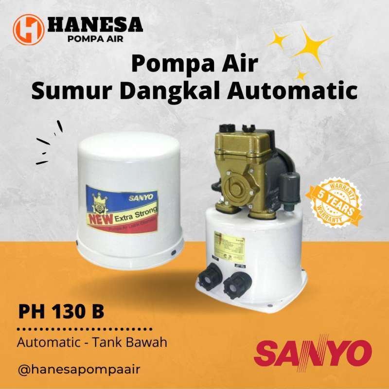 Jual Sanyo Ph 130 B Pompa Air Sumur Dangkal Otomatis Di Seller Hanesa ...