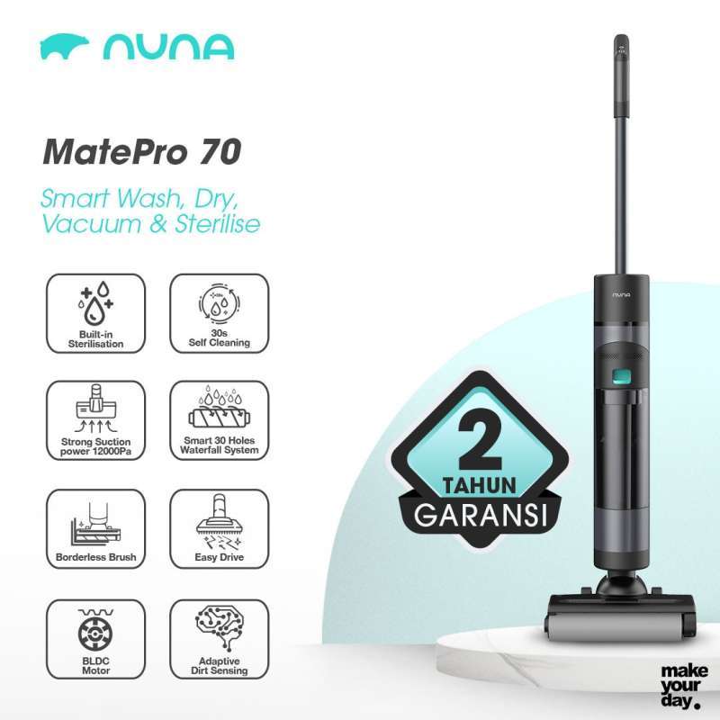Jual Nuna Mate Pro 70 Cordless Wet Dry Sterilisation Vacuum Cleaner ...