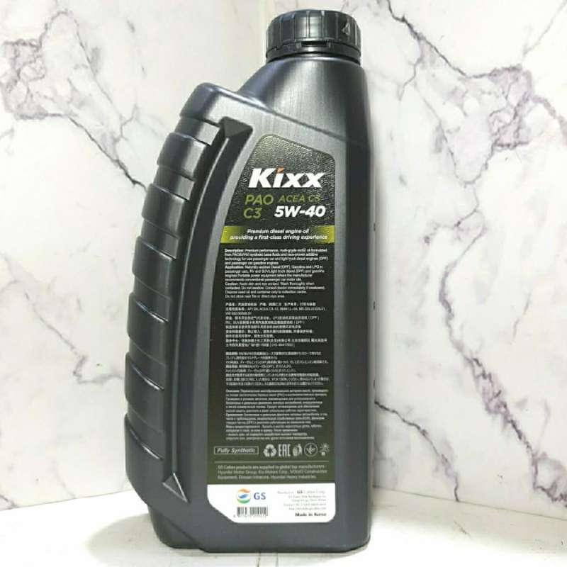 Promo Kixx PAO C3/ SN 5W-40 1 Liter Made in Korea (Oli 100% Fully ...