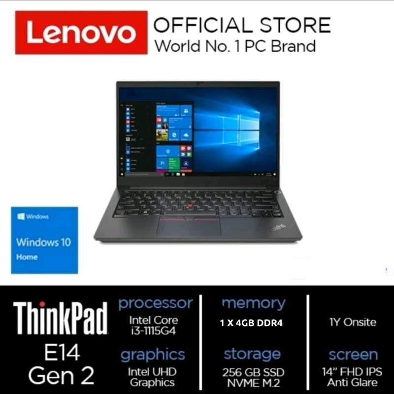 Jual Lenovo ThinkPad E14 Gen2 CJ00 || Core i3-1115G4 4GB 256GB SSD ...